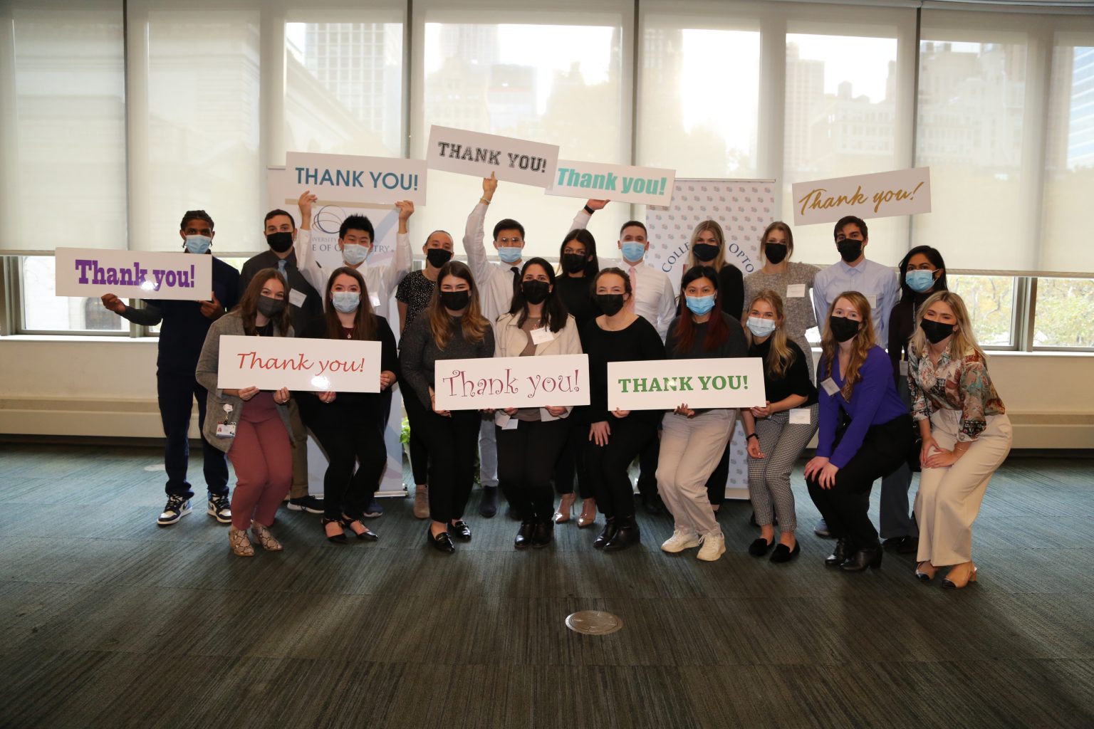 SUNY OPTOMETRY STUDENTS GIVE THANKS FOR THE GENEROSITY OF DONORS - SUNY ...