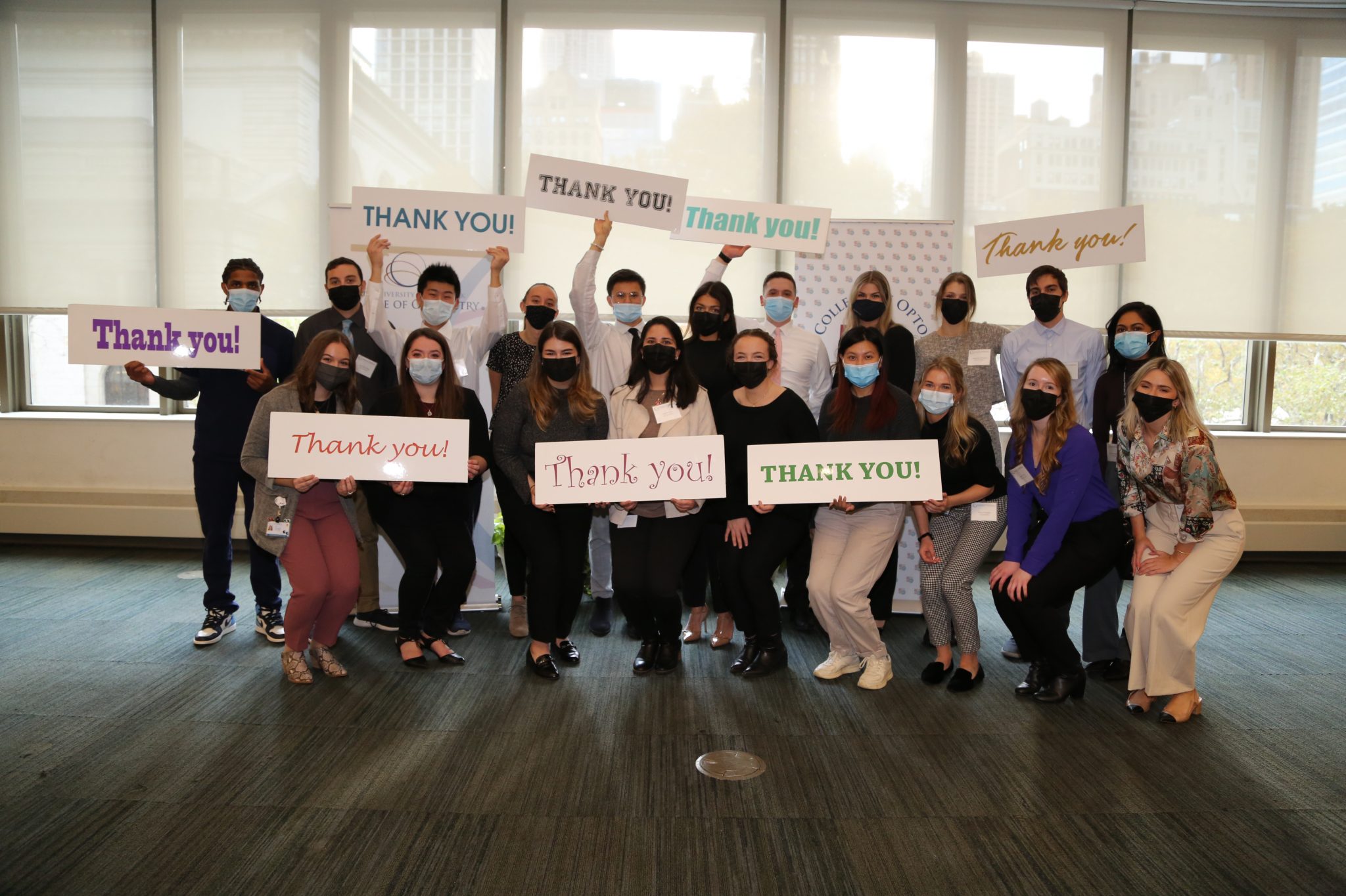 SUNY OPTOMETRY STUDENTS GIVE THANKS FOR THE GENEROSITY OF DONORS - SUNY ...