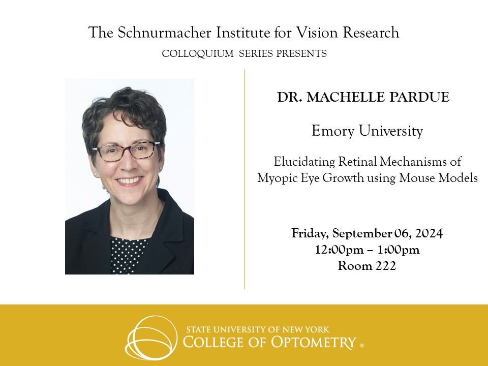 SIVR – Dr. Machelle Pardue - SUNY College of Optometry