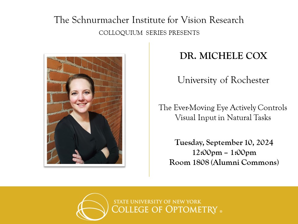 SIVR - Dr. Michele Cox - SUNY College of Optometry
